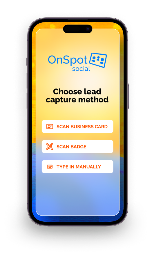 Lead Capture App for Events, Trade Shows & More | OnSpot Social